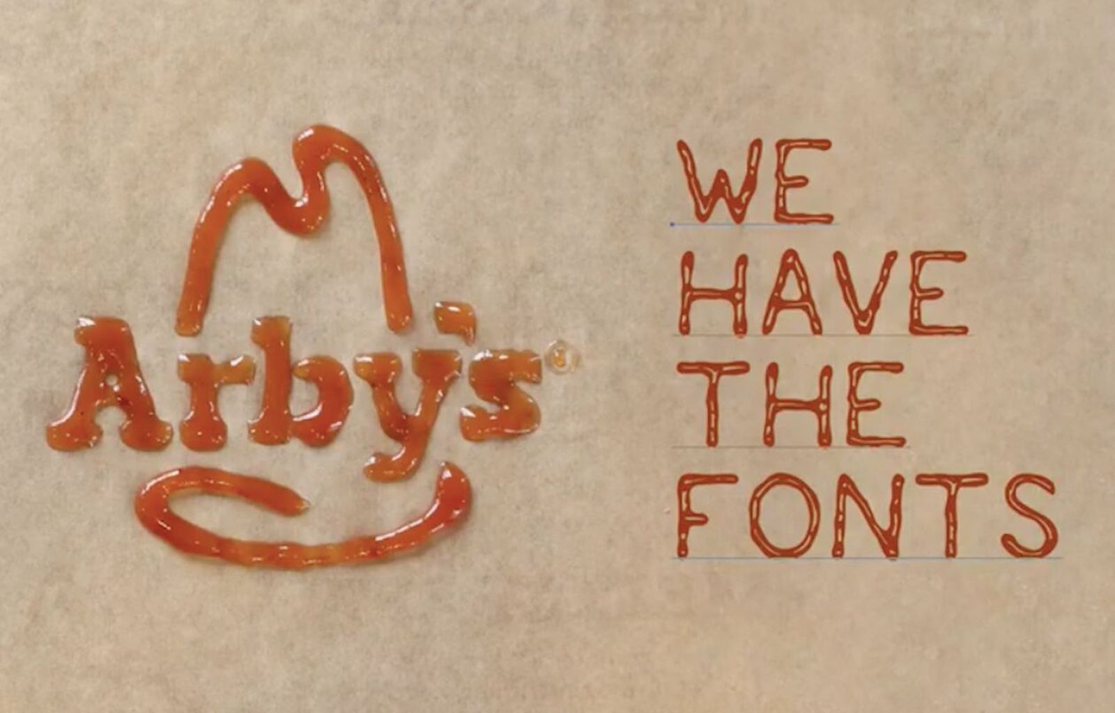 Arby’s Is Bringing Its “Saucy” Style To The Font Game