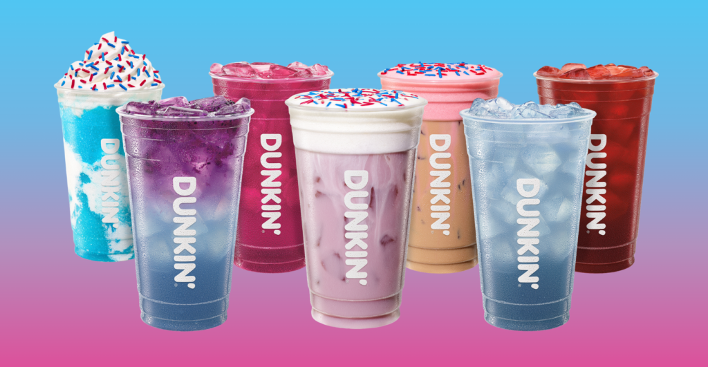 Dunkin' Goes Full Red, White and Brew with Festive New Menu and Limited ...